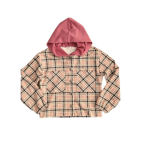 Beautees | Shirts & Tops | Beautees Girls Hooded Shacket | Poshmark